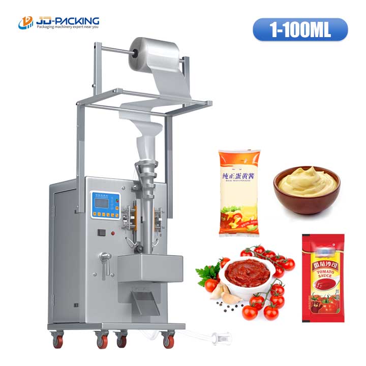 Automatic Ketchup Mayonnaise Washing Liquid Shampoo Cosmetics Paste Liquid Packaging Machine