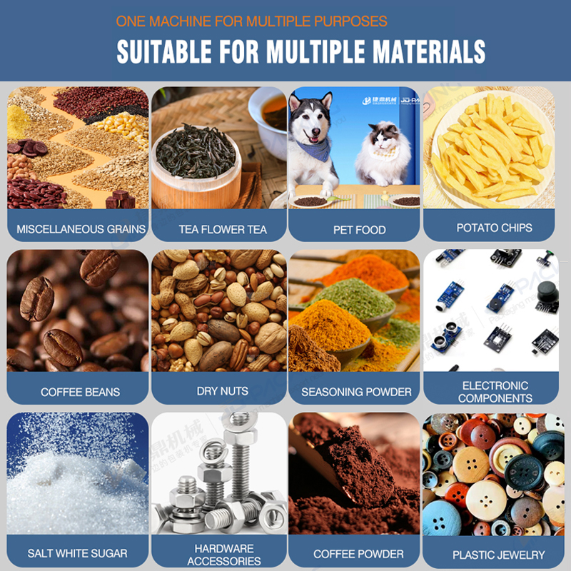 Automatic Nut Weight Filling Packaging Machine With Vacuum Almond Walnut Peanut Cashew Pistachio ...